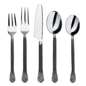 gourmet settings avalon 20-piece flatware set, service for 4