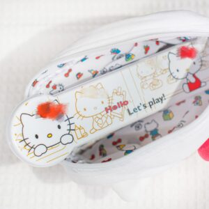 oneZHI Cartoon Kitty Utensils Set Includes Reusable Stainless Steel Fork Spoon Chopsticks And Cute Cat Carrying Case Durable