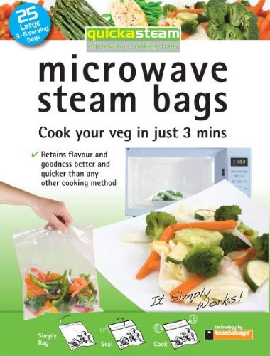 Microwave Steam Bags 25ct, pack of 3