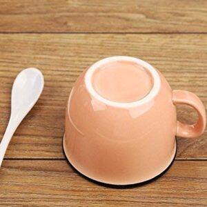 VNDEFUL 5PCS Stir-stirring Spoon With Ceramic Handle Creative Spoon Coffee Spoon