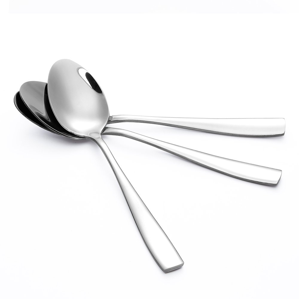 Eslite 24-Piece Large Stainless Steel Dinner Spoons,8 Inches