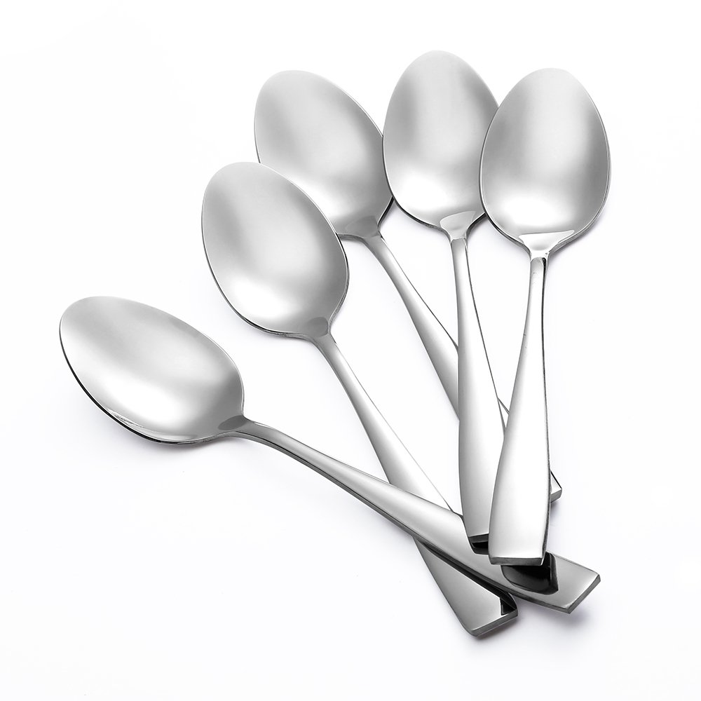 Eslite 24-Piece Large Stainless Steel Dinner Spoons,8 Inches