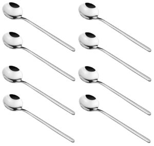 18 pack stainless steel espresso spoons, findtop mini teaspoons set for coffee sugar dessert cake ice cream soup antipasto cappuccino, 5.1 inch