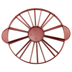 tegg cake marker round cake slice and pie slicer divider 10 or 12 slices double sided cake portion marker red