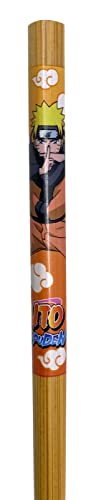 JUST FUNKY Naruto Shippuden Chopsticks Set of 2 - Official Naruto Collectible Chopsticks - Includes 2 Matching Sets of Bamboo Chopsticks - 8.85 Inches Long Anime Chopsticks