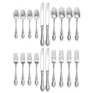 Pfaltzgraff Vienna 20-Piece Stainless Steel Flatware Set, Service for 4