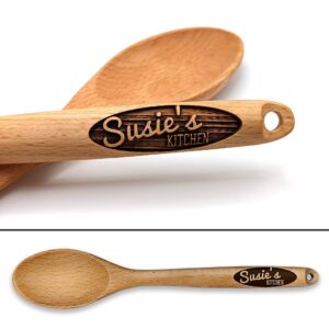 personalized wooden spoon, engraved wooden spoon, personalized spoon, wooden spoon, gift for her, baking gift, cooking gift, engraved spoon, custom spoon, personalized spoon