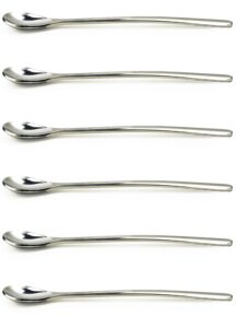 tiny salt condiment spoon, 6 pc set