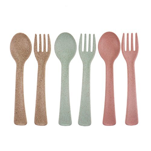 Kids Spoons and Forks Set, 6 pcs