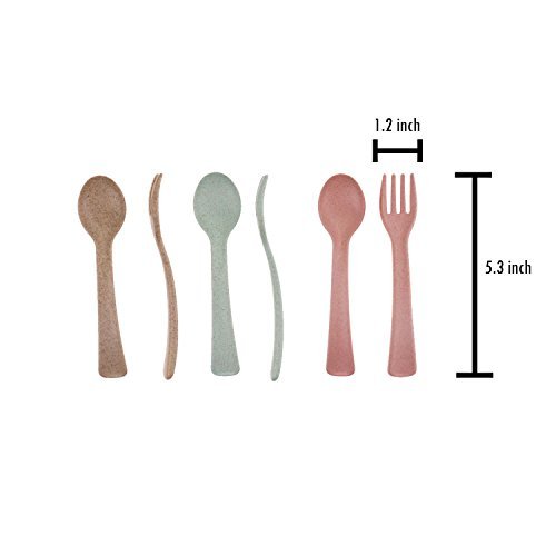 Kids Spoons and Forks Set, 6 pcs