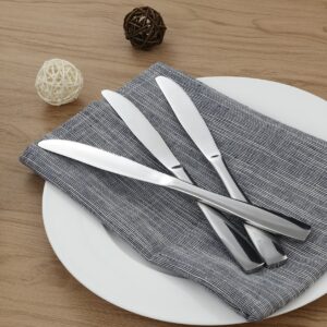 Hommp 16-Piece Stainless Steel Dinner Knives Set