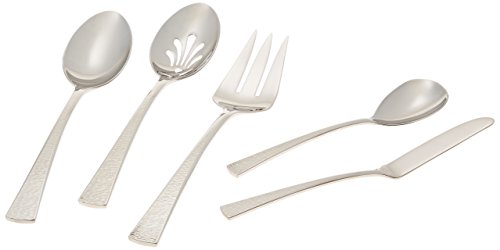 Gorham 871430 Biscayne 65-Piece Stainless Flatware Set, Silver