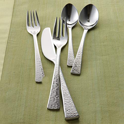 Gorham 871430 Biscayne 65-Piece Stainless Flatware Set, Silver