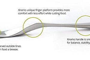 Knork Gloss Forks, Set of 4, Gloss Stainless Steel