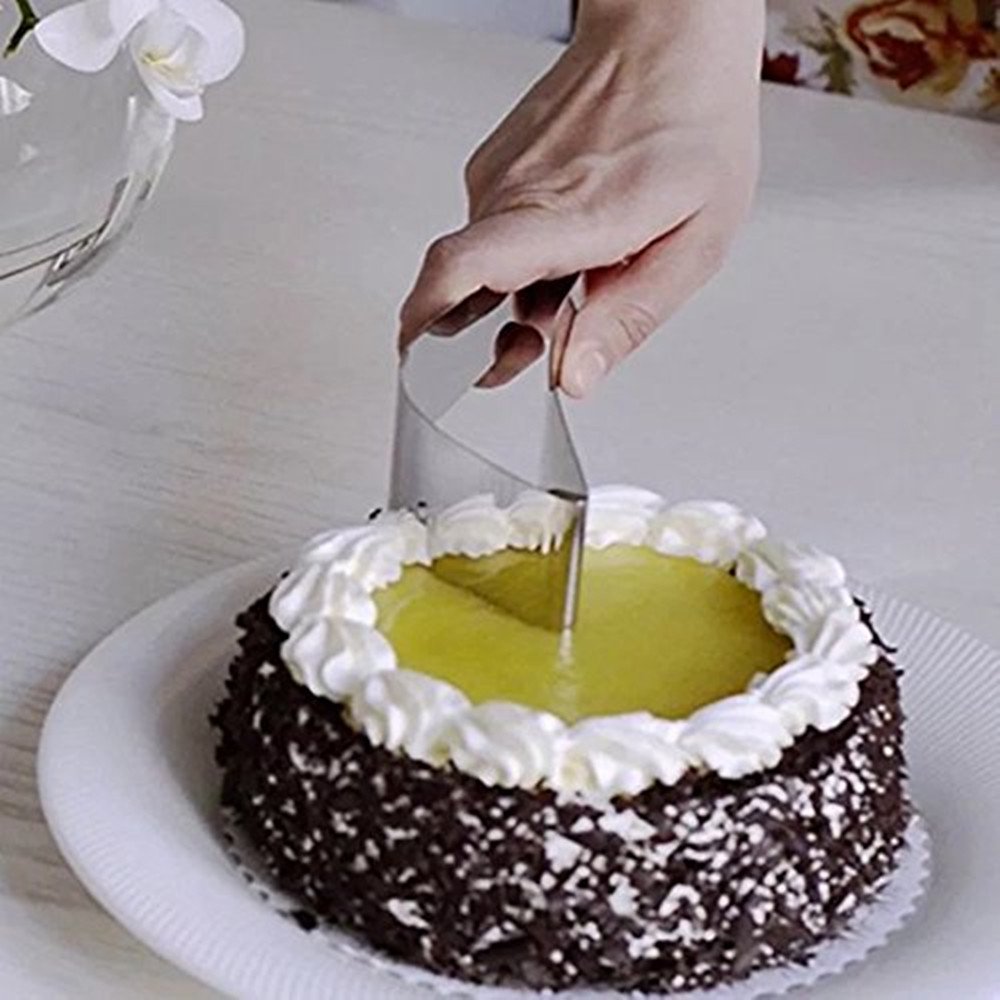 Enbar Stainless steel cake slicer and stainless steel cake shovel, cake server stainless steel perfect cake, pies and pastries