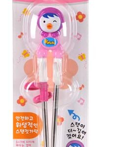 Edison Friends Petty Training Chopsticks for Right-hand Children Kids Stainless Steel, Edison Friends Chopsticks, Made in Korea