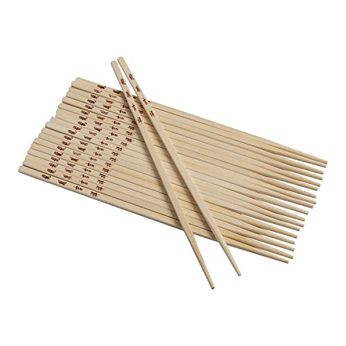 Joyce Chen Reusable Burnished Bamboo Chopsticks Set, 10 Pair