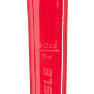 Carlisle FoodService Products Plastic Solid Spoon, 9 Inches, Red