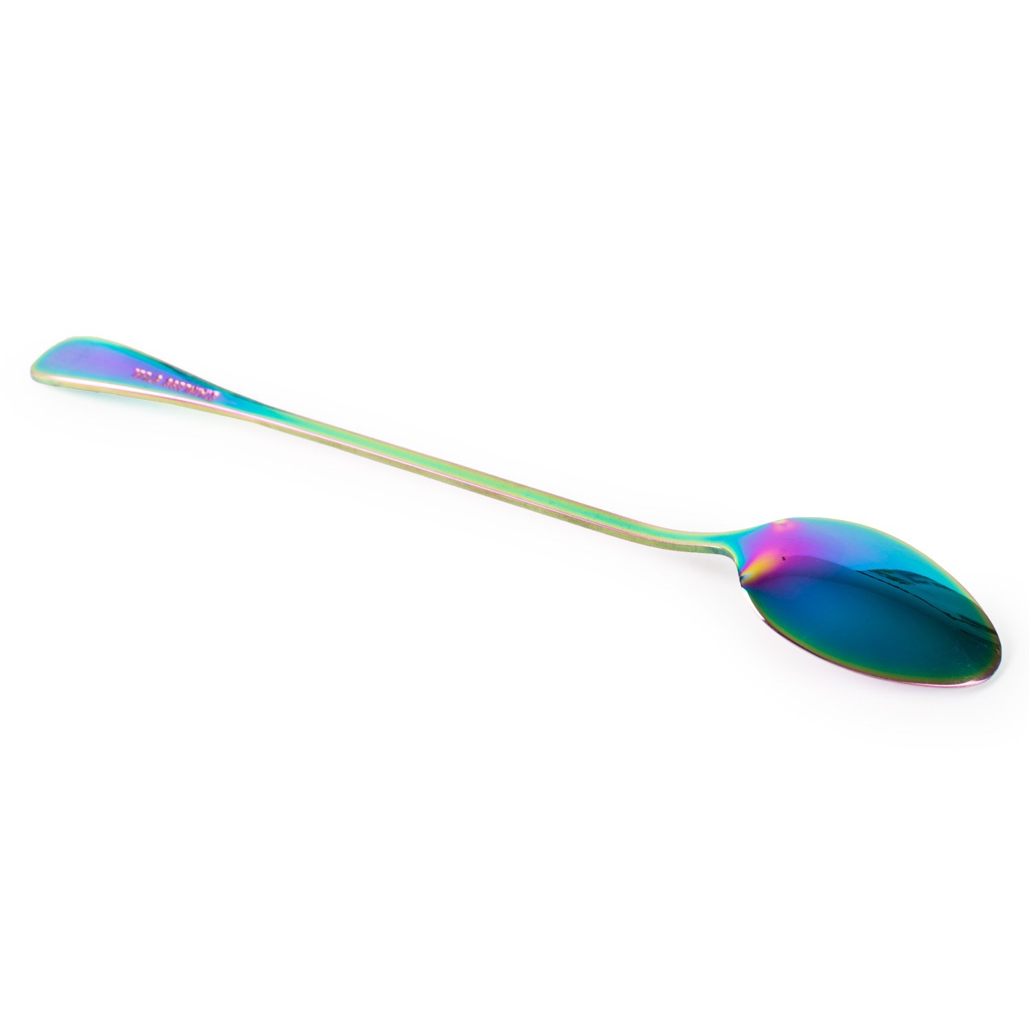 dhrbsx Long-Handled ice Tea Spoon, Cocktail stir Spoons, Stainless Steel Coffee Spoons, Colored ice Cream Scoop Set of 4