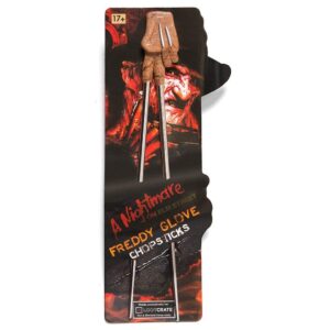 loot crate october 2016 "horror" exclusive nightmare on elm street freddy krueger glove chopsticks