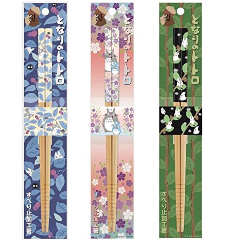 My Neighbor Totoro Design Japanese Bamboo Chopsticks (Pack of 3 Pairs)