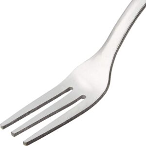 super durable, elegant mini cocktail forks 36 pcs. stainless steel tasting or sampling fork set for hors d'oeuvres, appetizers, mussels, crab. small metal flatware is great for restaurants and events