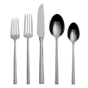 oneida diameter 20 piece fine flatware set, service for 1 , 18/10 stainless steel, silverware set, dishwasher safe