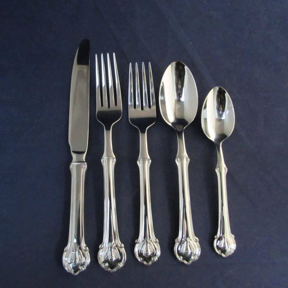 Wallace Napoleon Bee 5-Piece Stainless Steel Place Setting, Service for 1