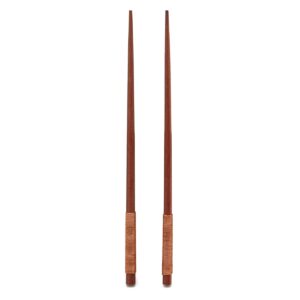 Personalized Set of Wood Chopsticks with Wooden Case - Customize Chinese Japanese Style Chopstick - Engrave the Case with Anything. Great Gift for Women, Men, Boyfriend, Couples, Husband, Son