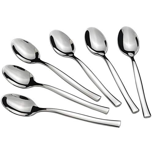 Idomy 12-Piece Stainless Steel Teaspoons, 5.9 Inches