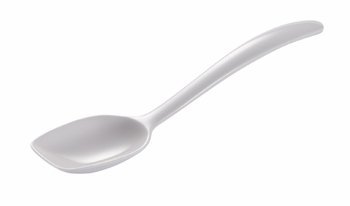 Gourmac Mini White Melamine Spoon, Set of 2 by Gourmac