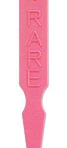 New Star Foodservice 24197 Plastic Steak "Medium Rare" Markers, Pink (Pack of 1000)