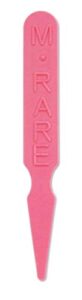 new star foodservice 24197 plastic steak "medium rare" markers, pink (pack of 1000)