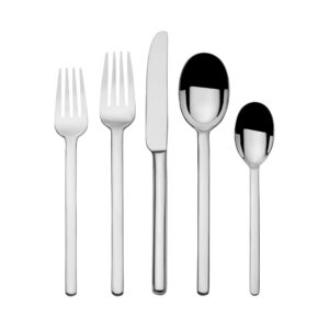 mikasa zena 18.0 20 piece forged stainless steel flatware set, service for 4