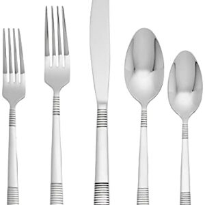 Oneida, Service for 8 Paxton 42 Piece Everyday Flatware, 18/0 Stainless Steel, Silverware Set