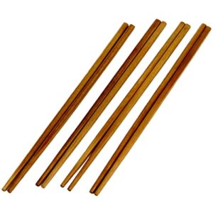 chef craft select bamboo chopsticks 4 piece set, natural