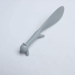 Plastic Squirrel Shaped Non Stick Rice Paddle Spoon Gray