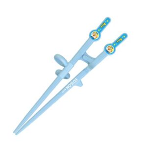 edison pororo training chopsticks for right handed 2 step, blue