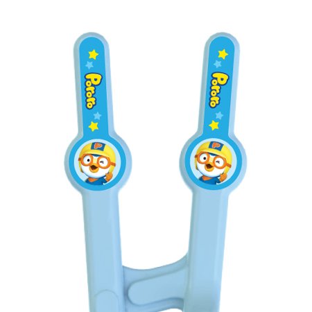 Edison Pororo Training Chopsticks for Right Handed 2 Step, Blue