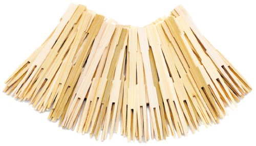 Norpro Bamboo Party Forks, 72 Pieces , 3.5 Inch