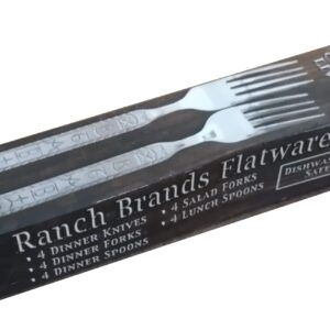 Ranch Brands Stainless Silverware Set (20 piece) by Cowboy Living