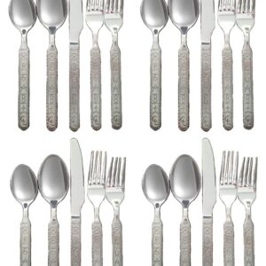 Ranch Brands Stainless Silverware Set (20 piece) by Cowboy Living