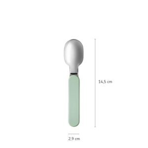 Mepal Ellipse Nordic Blue Foldable Spoon-Reusable-Cutlery for Travel-Ideal for Cereal Cups to Go-Dishwasher Safe, zzzz-s