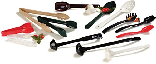 Carlisle FoodService Products 442003 High Heat Solid Spoon, 13", Black