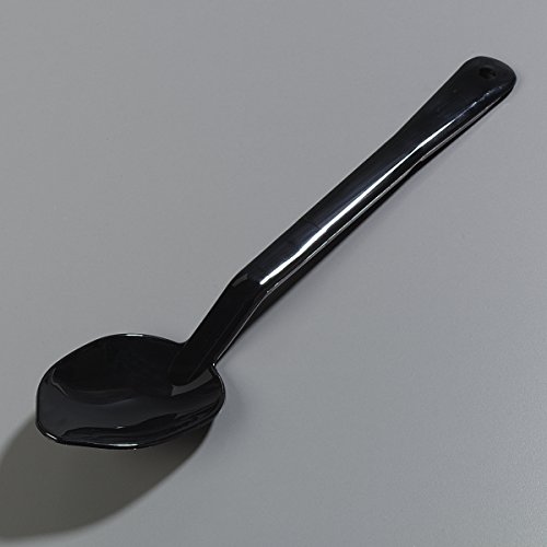 Carlisle FoodService Products 442003 High Heat Solid Spoon, 13", Black