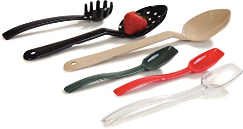 Carlisle FoodService Products 442003 High Heat Solid Spoon, 13", Black