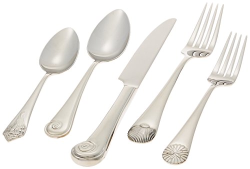 Reed & Barton Seashell 5Pc Flatware Place Setting, 5 Piece, Silver