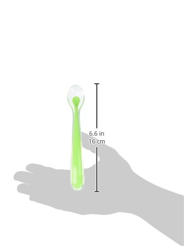 Munchkin Gentle Silicone Spoon, Blue/Green