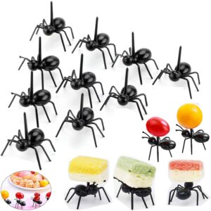 12 pcs ants toothpicks food fruit picks decoration ant shape forks snack cake dessert tableware for home party dinner fruit pick