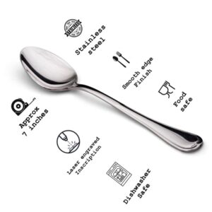 Grammy's Tea Engraved Spoon gift for grandma - grammy gifts for grandma - nana gifts from grandkids/grandchildren - Nana spoon - 7 inch long sturdy stainless steel